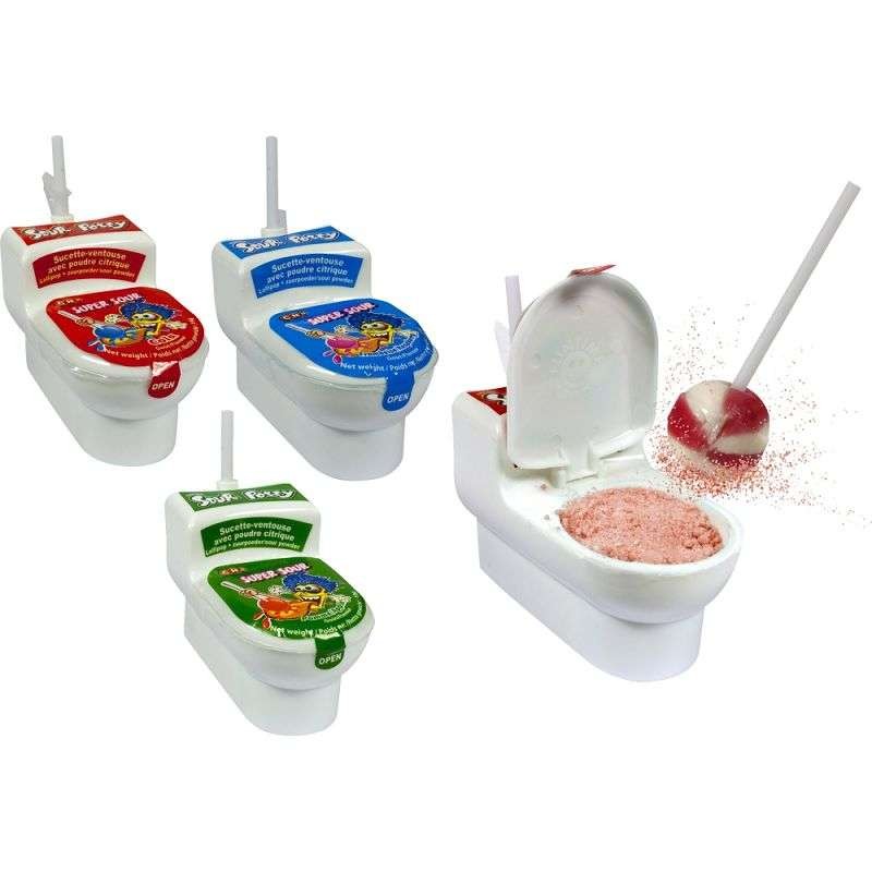 Sour potty sucettes à tremper Toilettes